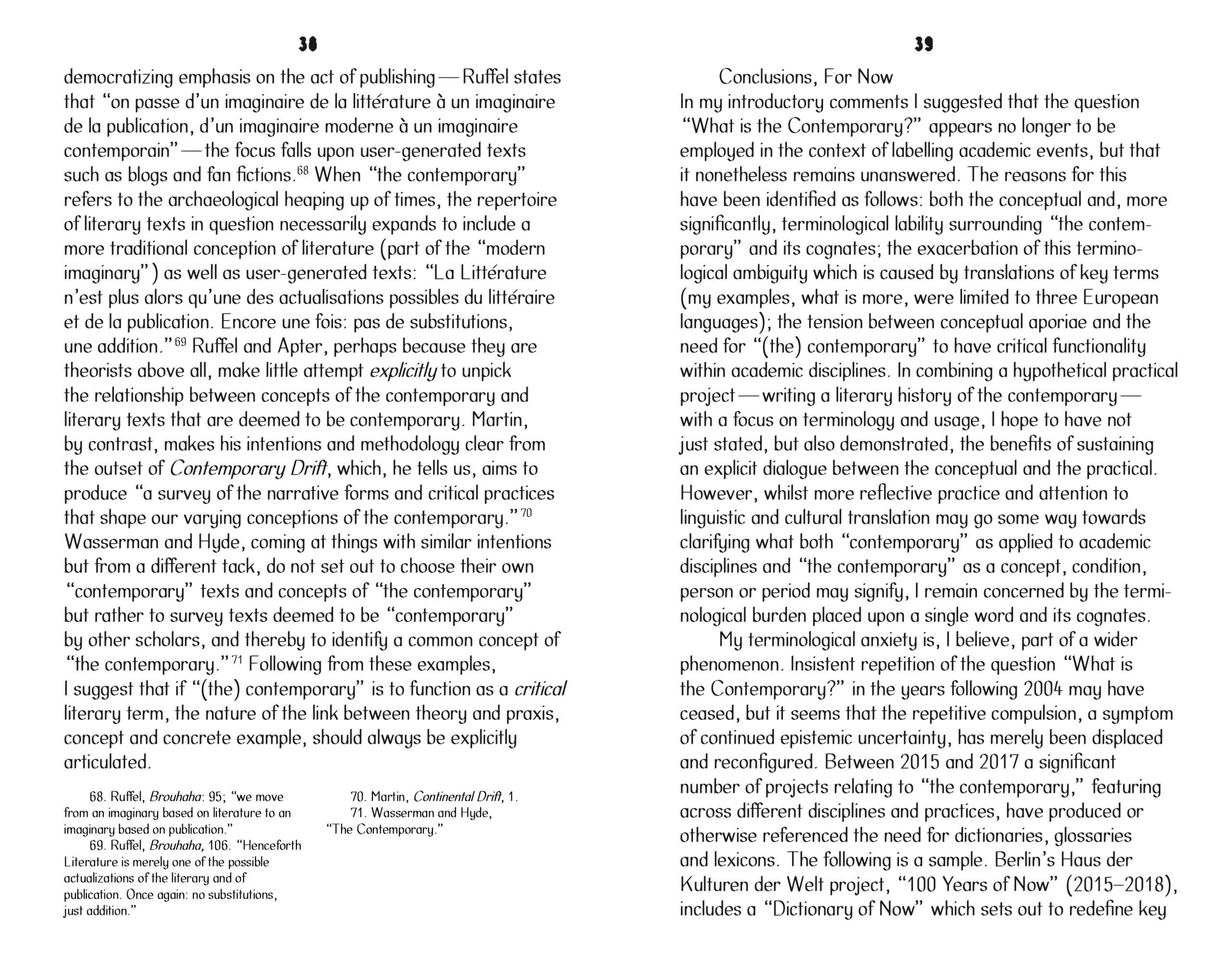 On Writing a Literary History of the Contemporary – Sternberg Press