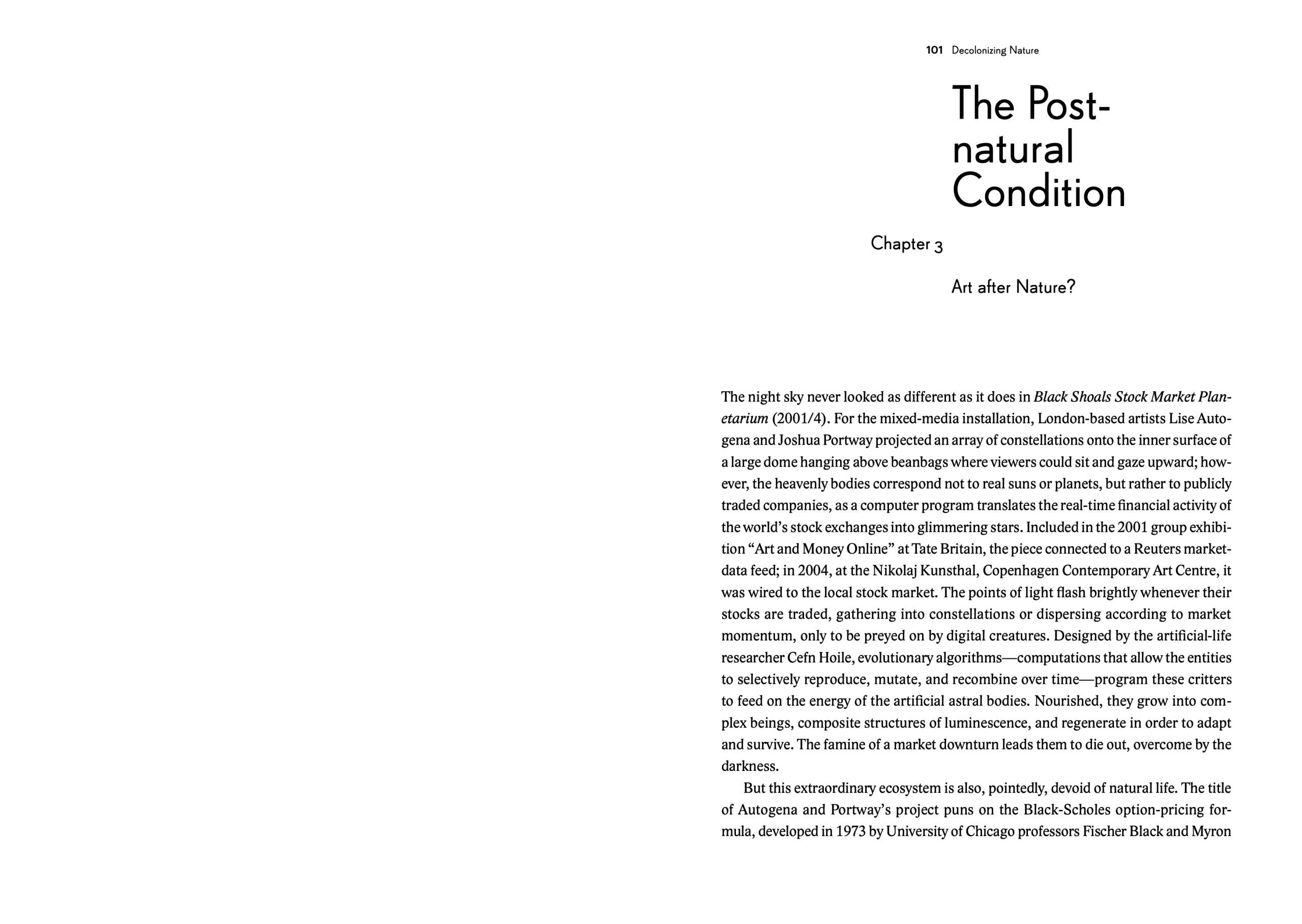 Decolonizing Nature – Sternberg Press