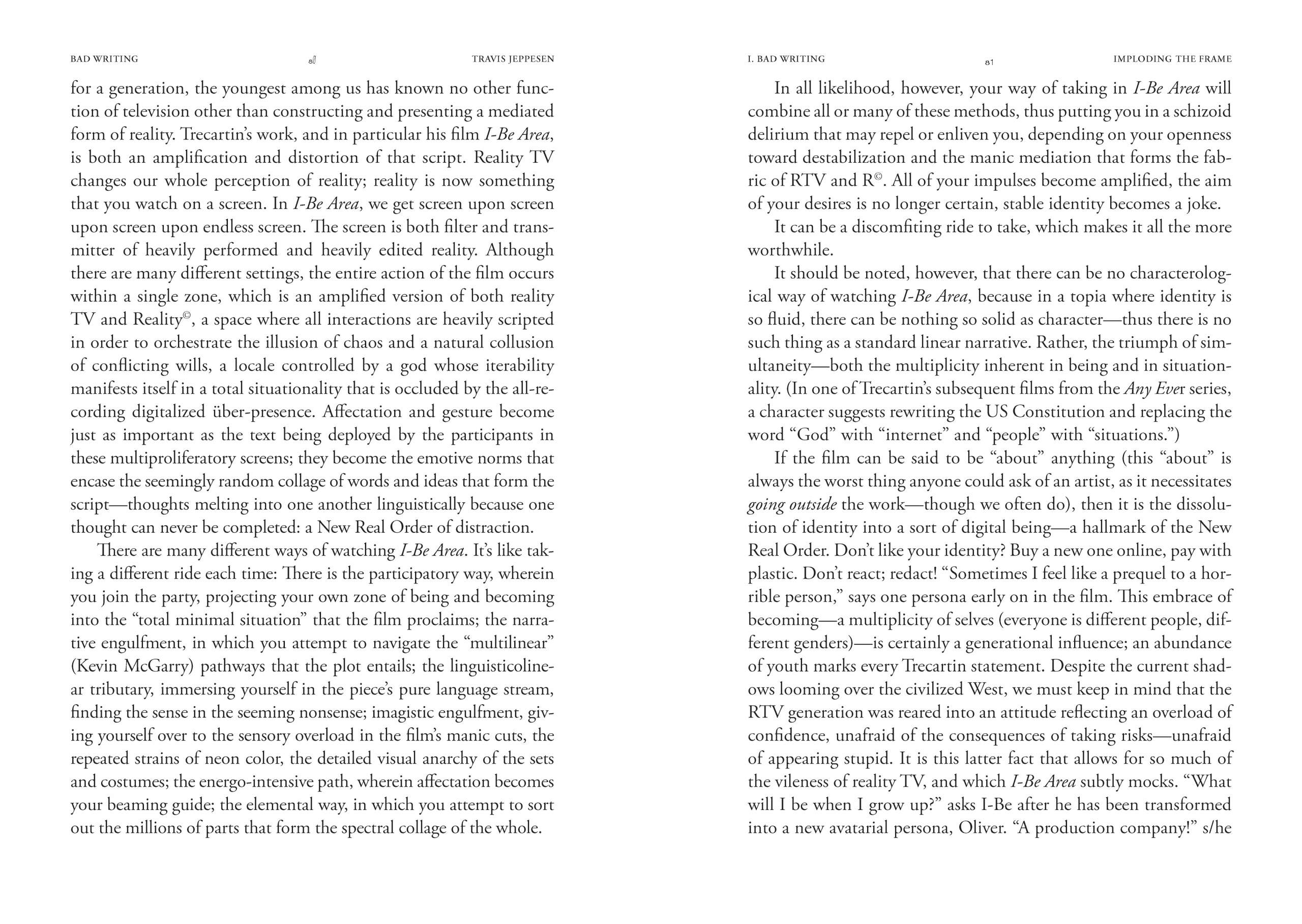 Bad Writing – Sternberg Press