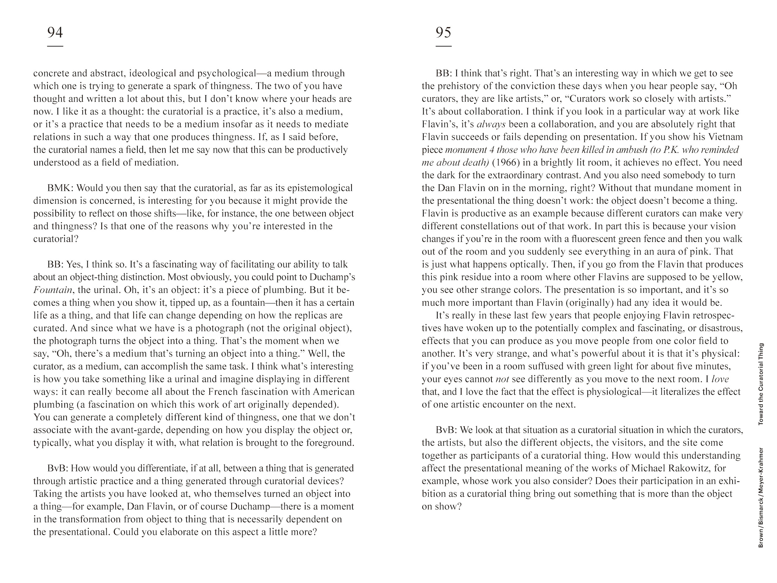 Curatorial Things – Sternberg Press