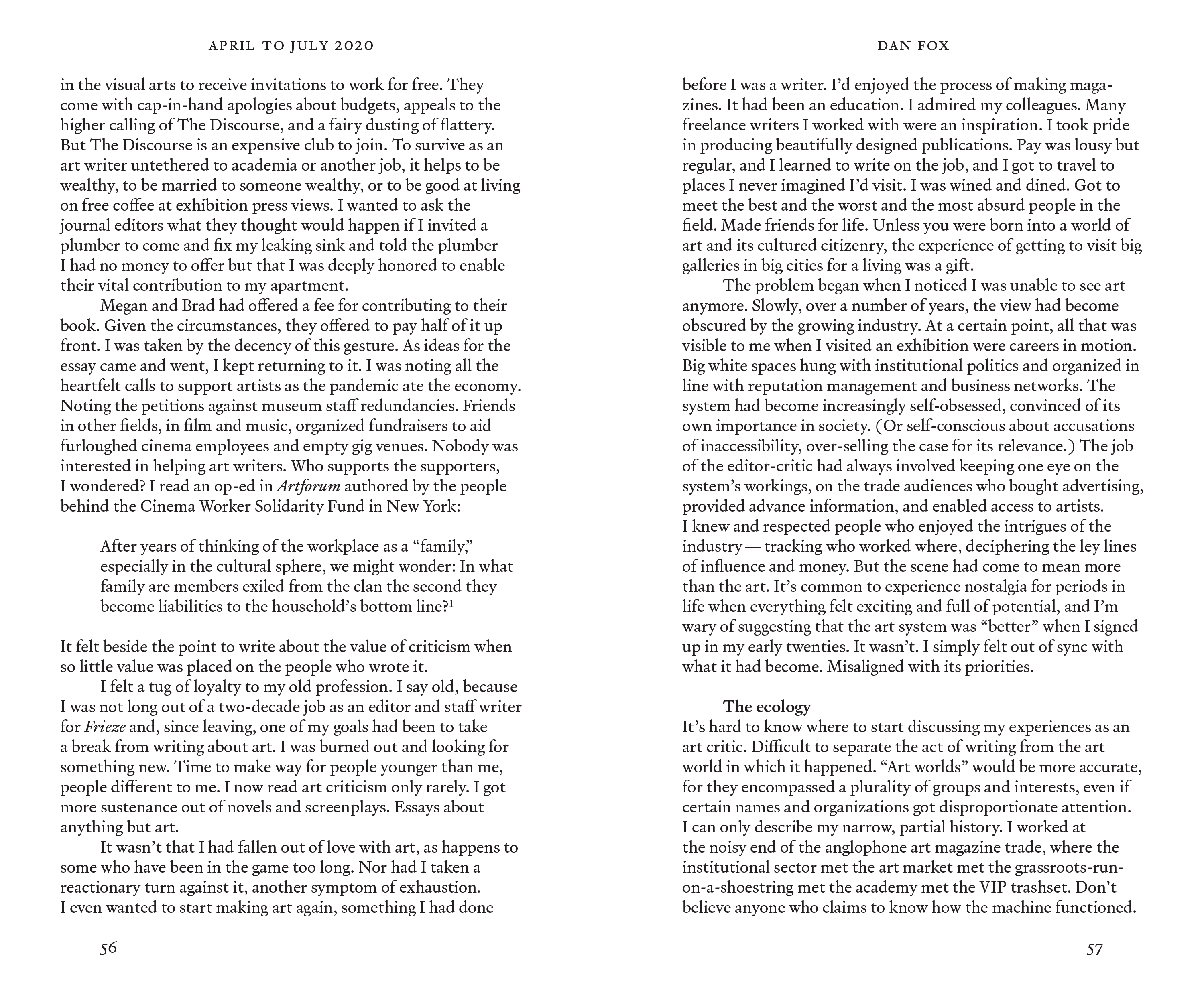 Art Writing in Crisis – Sternberg Press